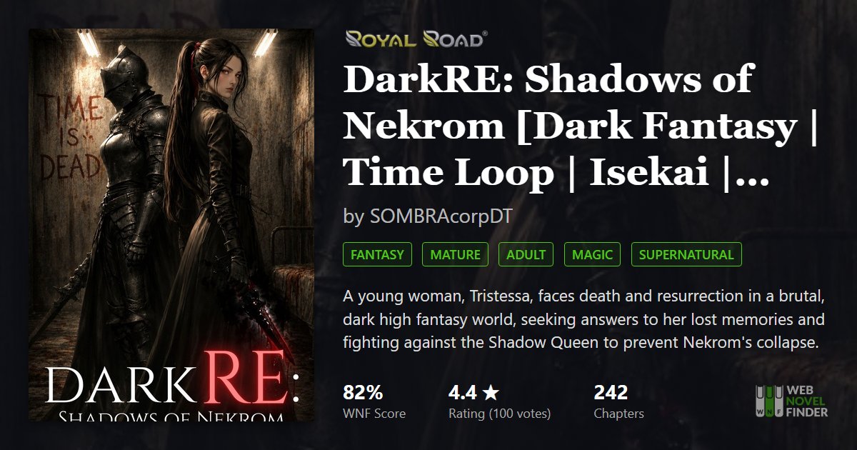 DarkRE: Shadows of Nekrom [Dark Fantasy | Isekai | Time Loop | Soft ...